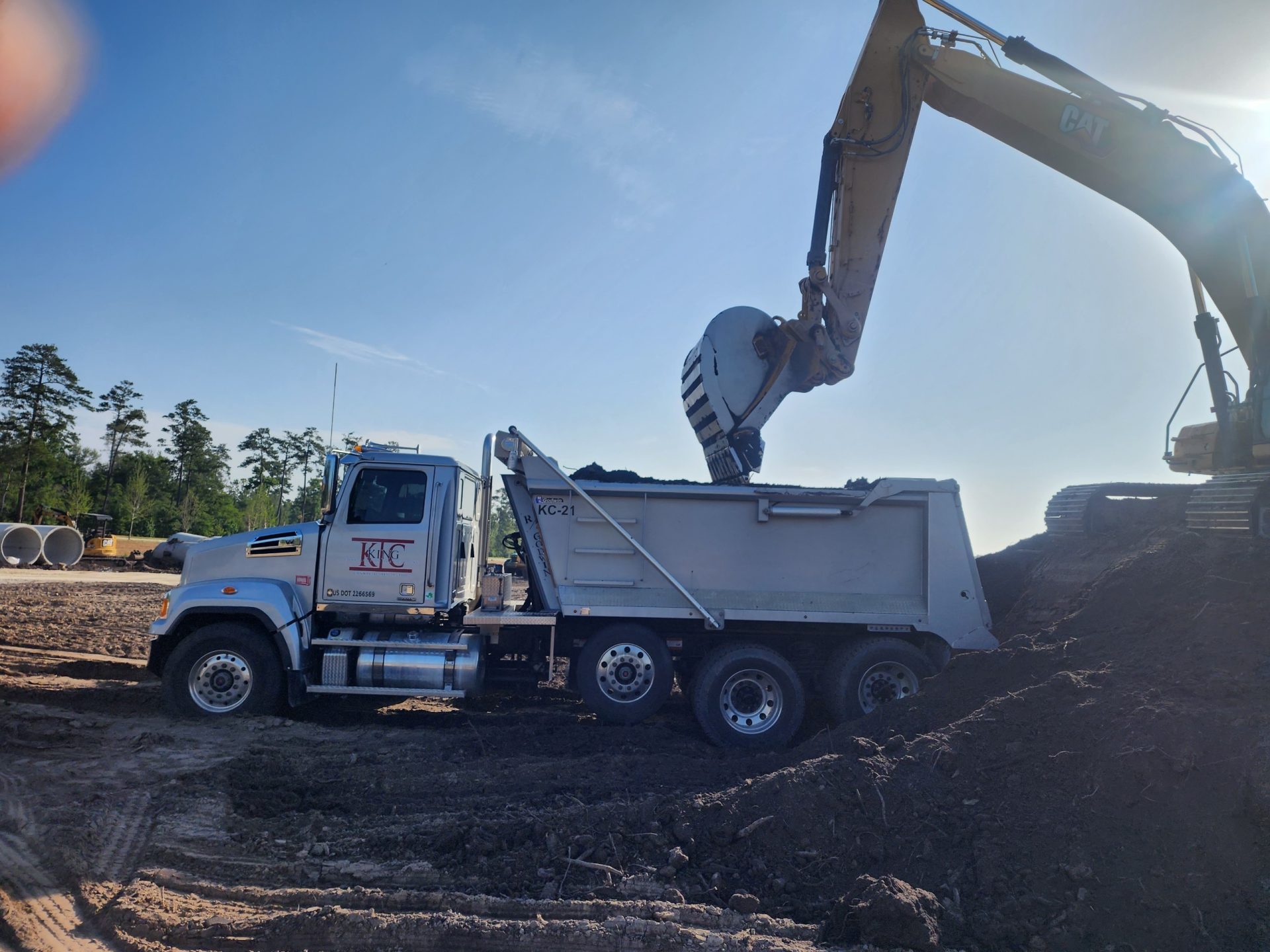 Material Hauling - Conway Sitework Construction